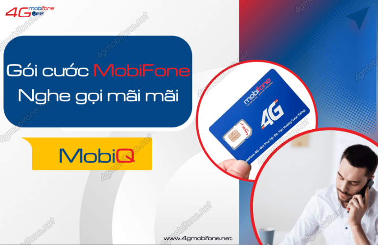 Hòa mạng sim MobiQ với gói cước MobiFone nghe gọi mãi mãi