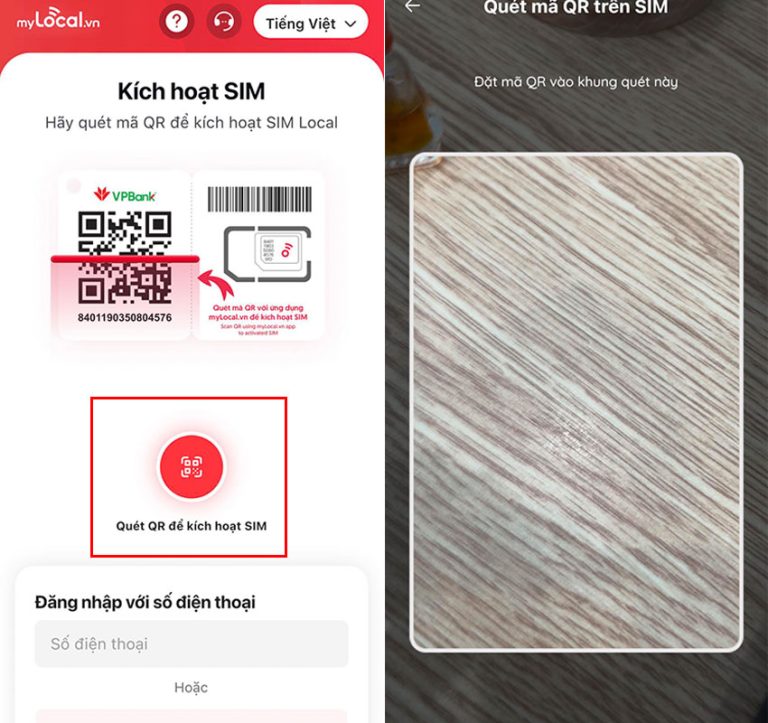 Chỉ bạn các bước kích hoạt sim Local sử dụng nhanh chóng