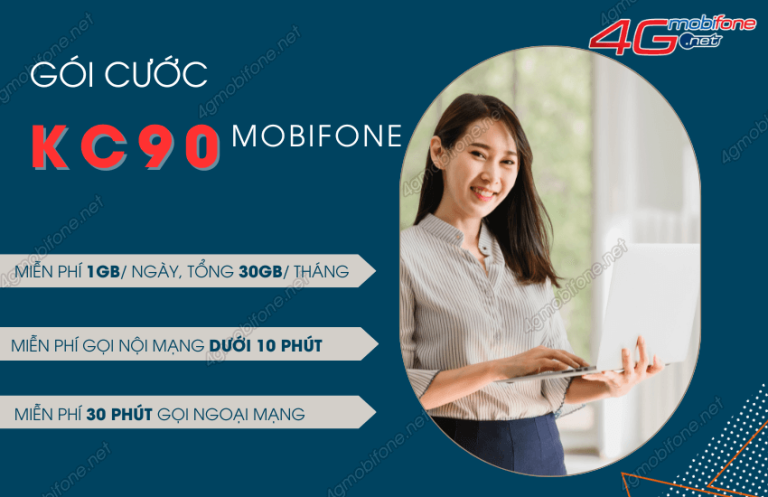 Bí quyết đki gói KC90 MobiFone có 30GB kèm thoại chỉ 90K