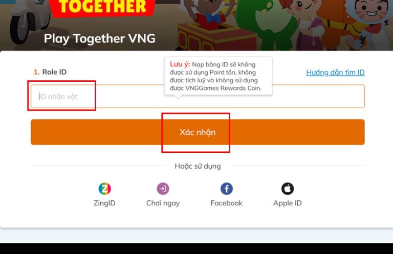 Chỉ nhanh cách nạp vàng Play Together bằng thẻ điện thoại